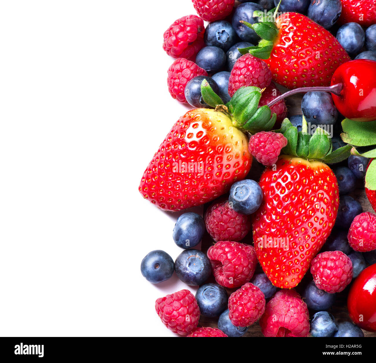 Border with berries hi-res stock photography and images - Alamy
