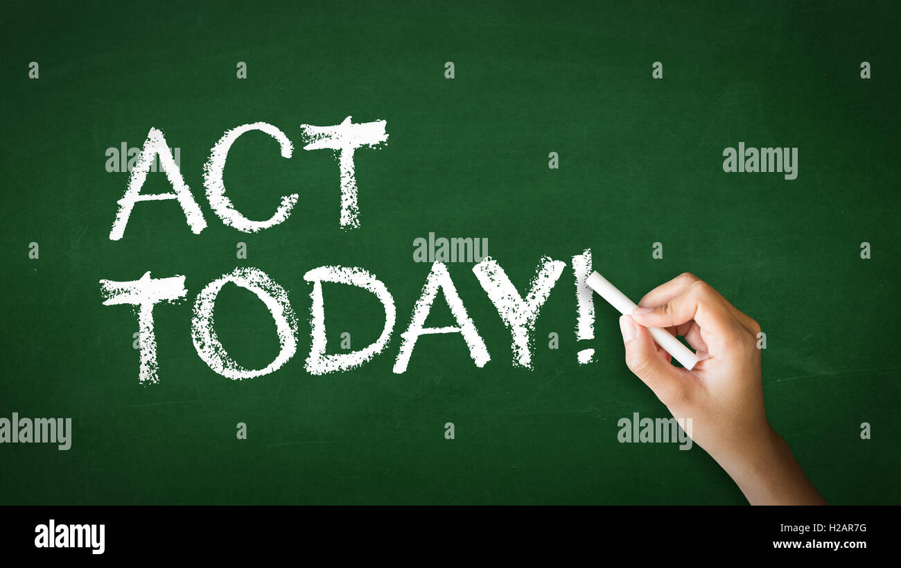 Act today hi-res stock photography and images - Alamy