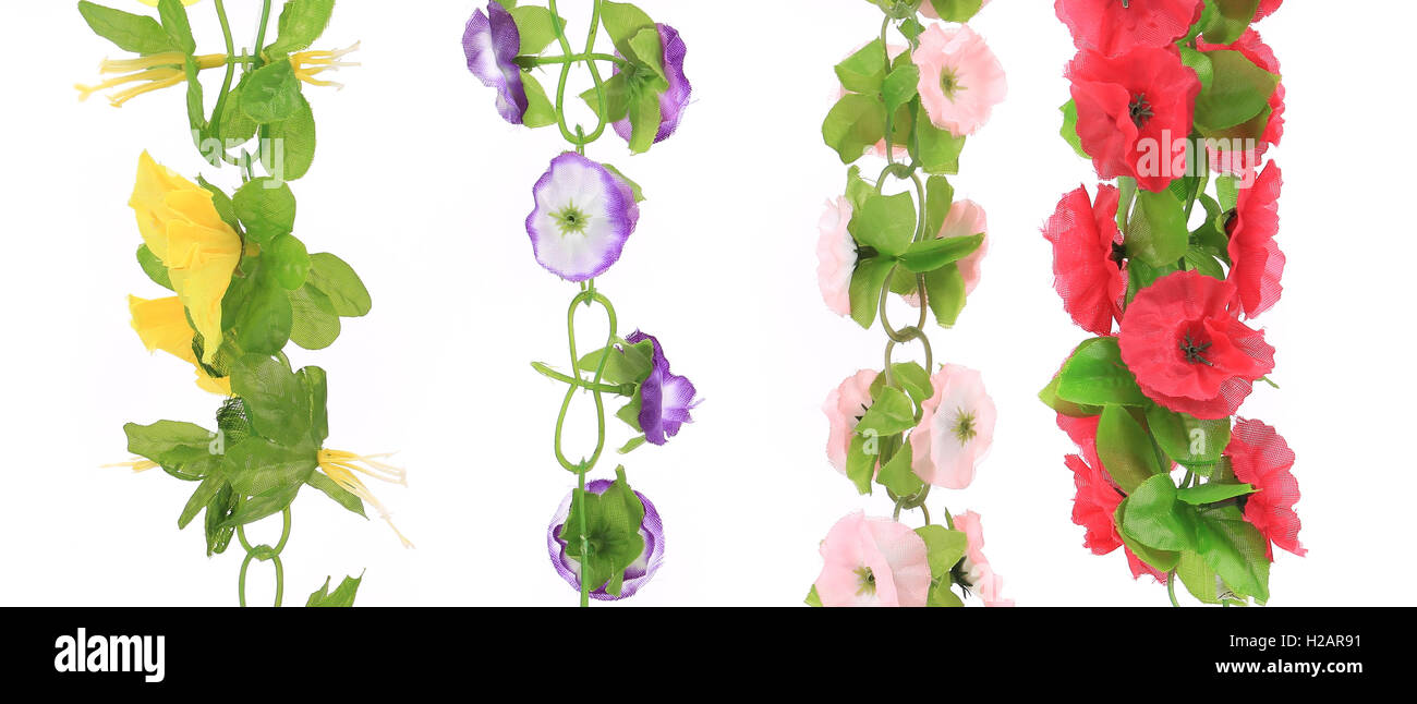 Top view artificial flowers hi-res stock photography and images - Alamy