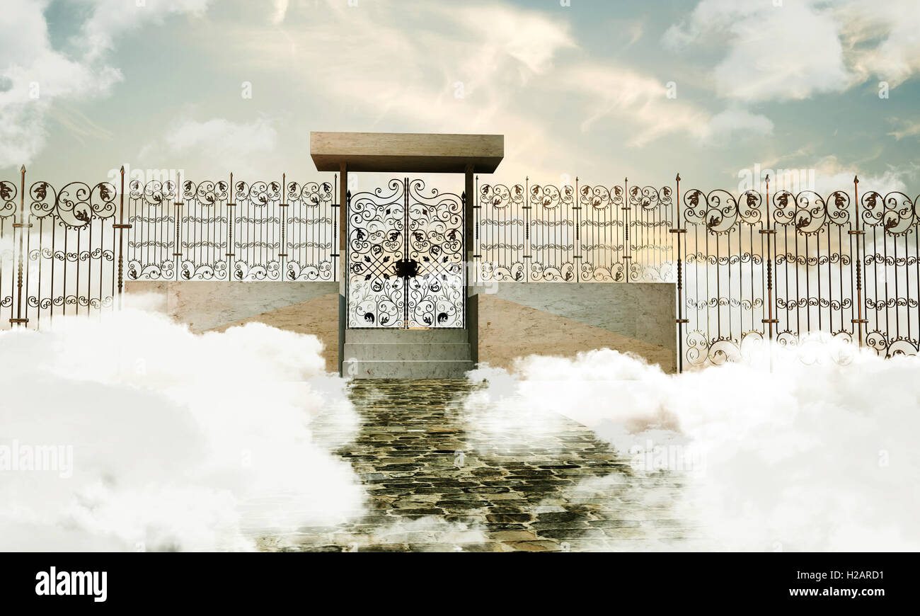 Heaven pearly gates hi-res stock photography and images - Alamy