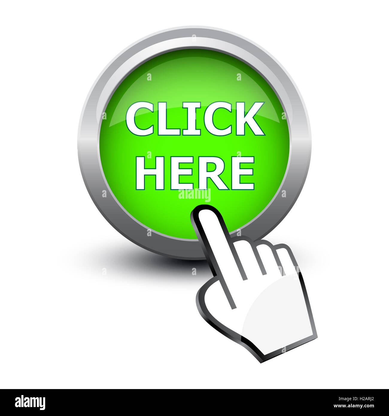 Green Click Here Button