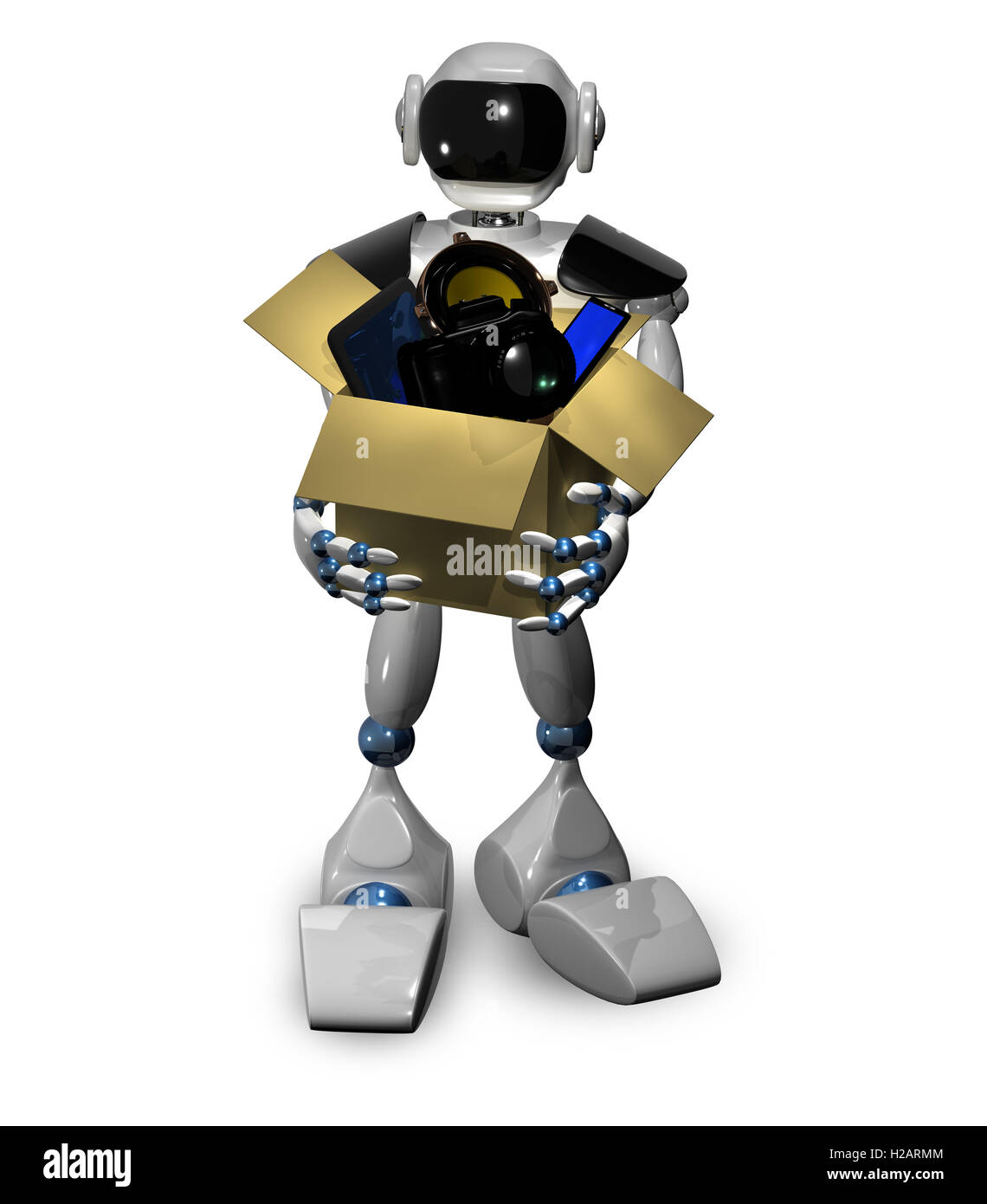 Box robot Cut Out Stock Images & Pictures - Alamy