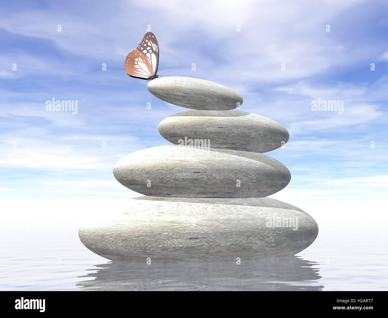 Balance - 3D render Stock Photo - Alamy