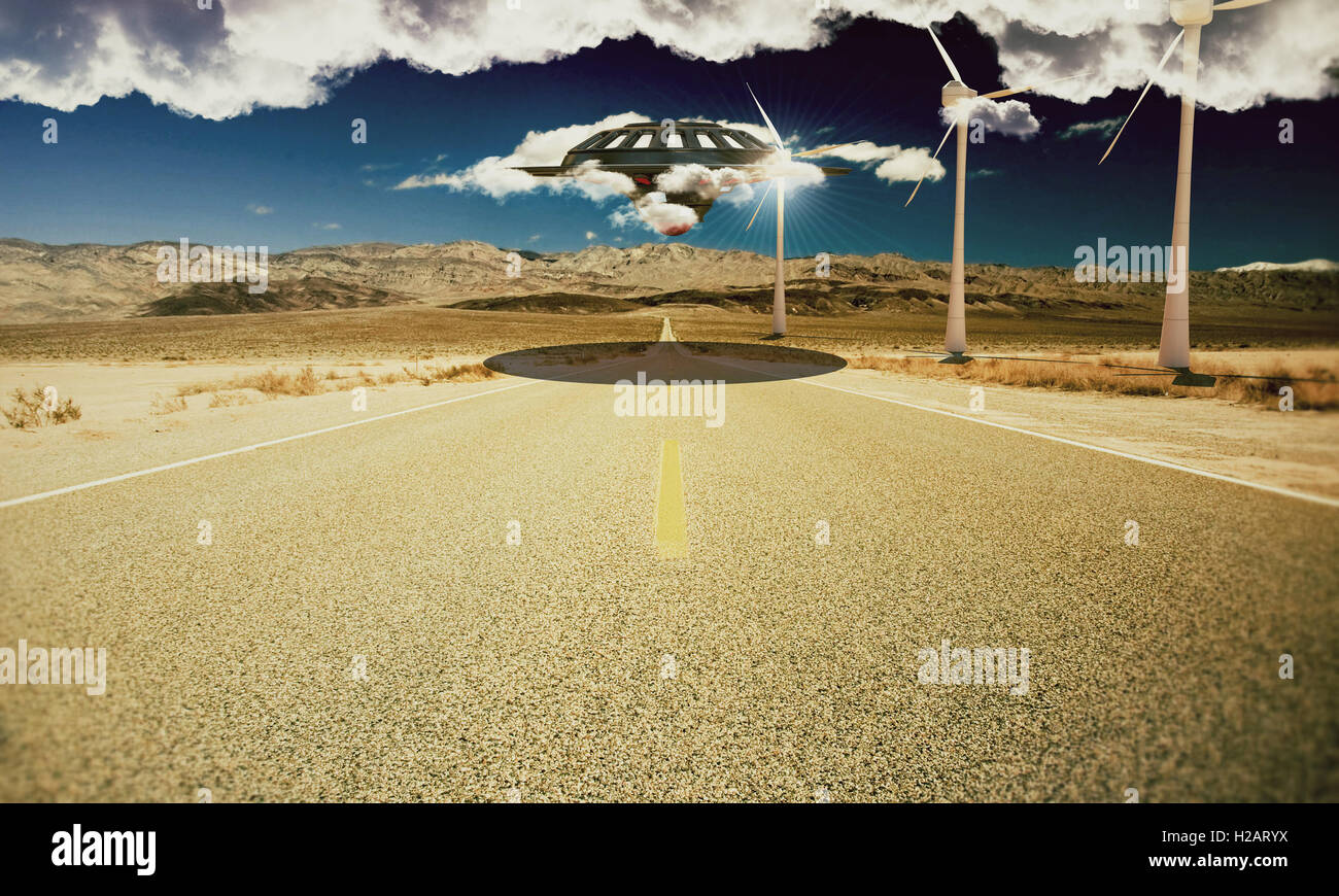 unidentified flying object Stock Photo - Alamy