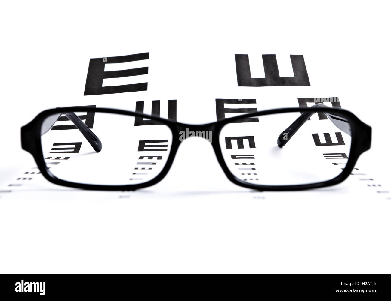 Human eye vision chart Cut Out Stock Images & Pictures - Alamy