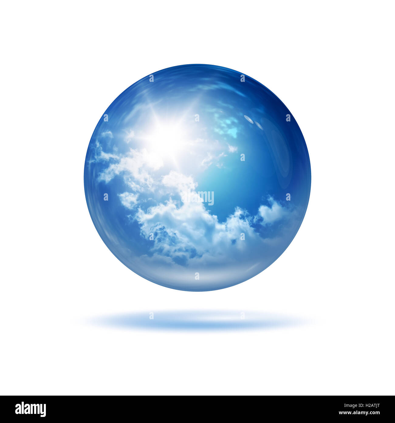 Blue orb Cut Out Stock Images & Pictures - Alamy