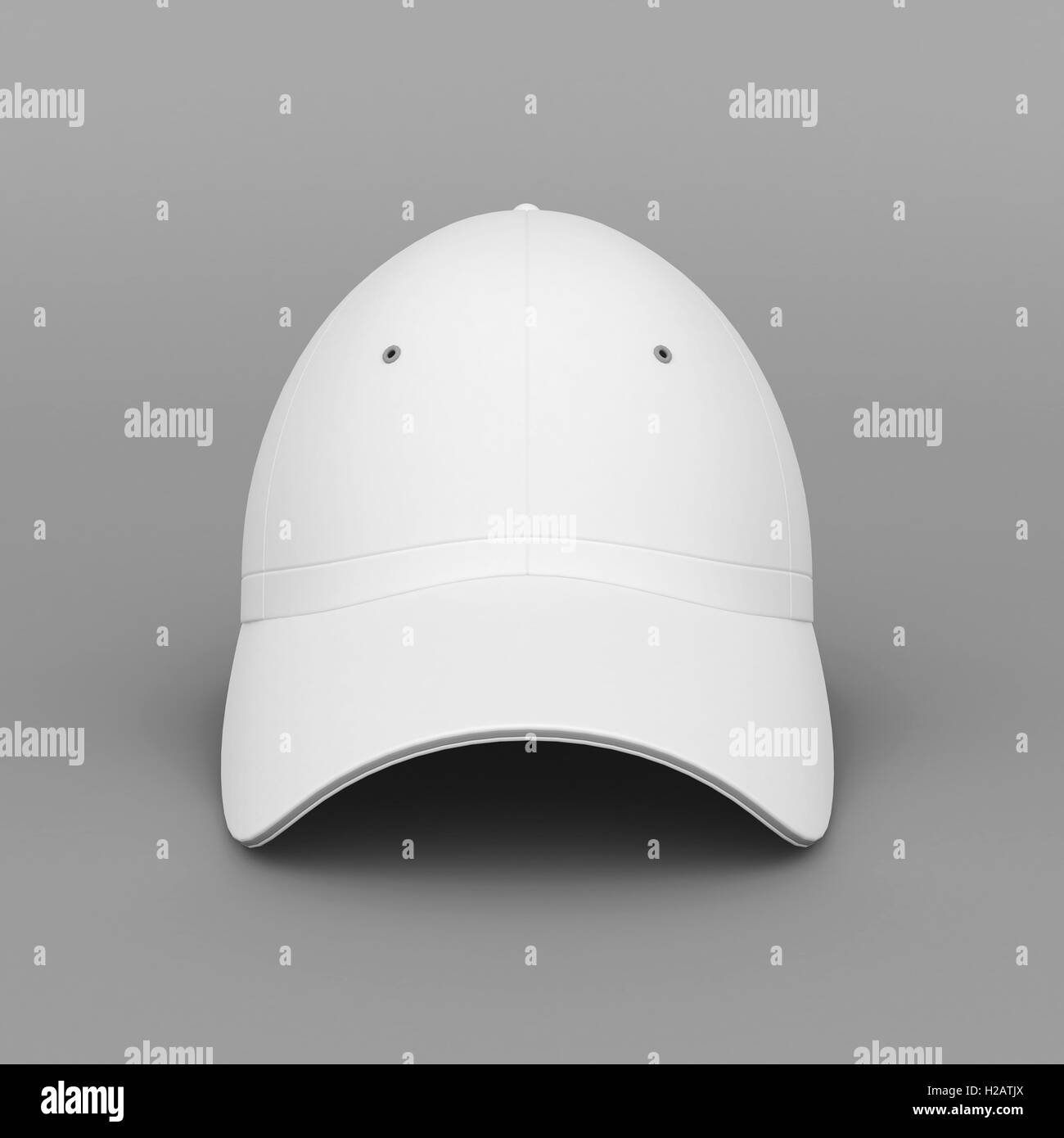 White baseball cap Stock Photo - Alamy