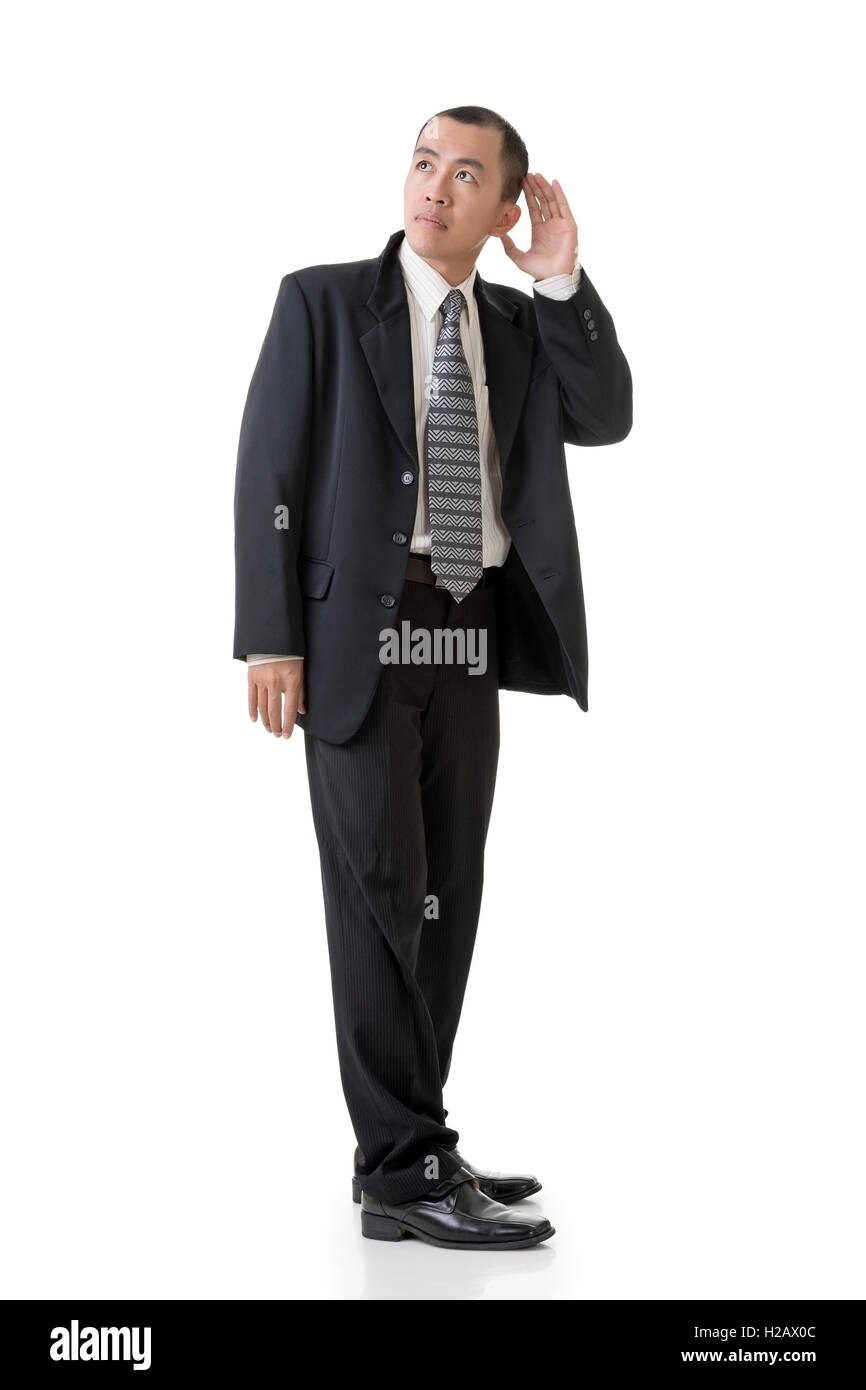 business man hear Stock Photo - Alamy