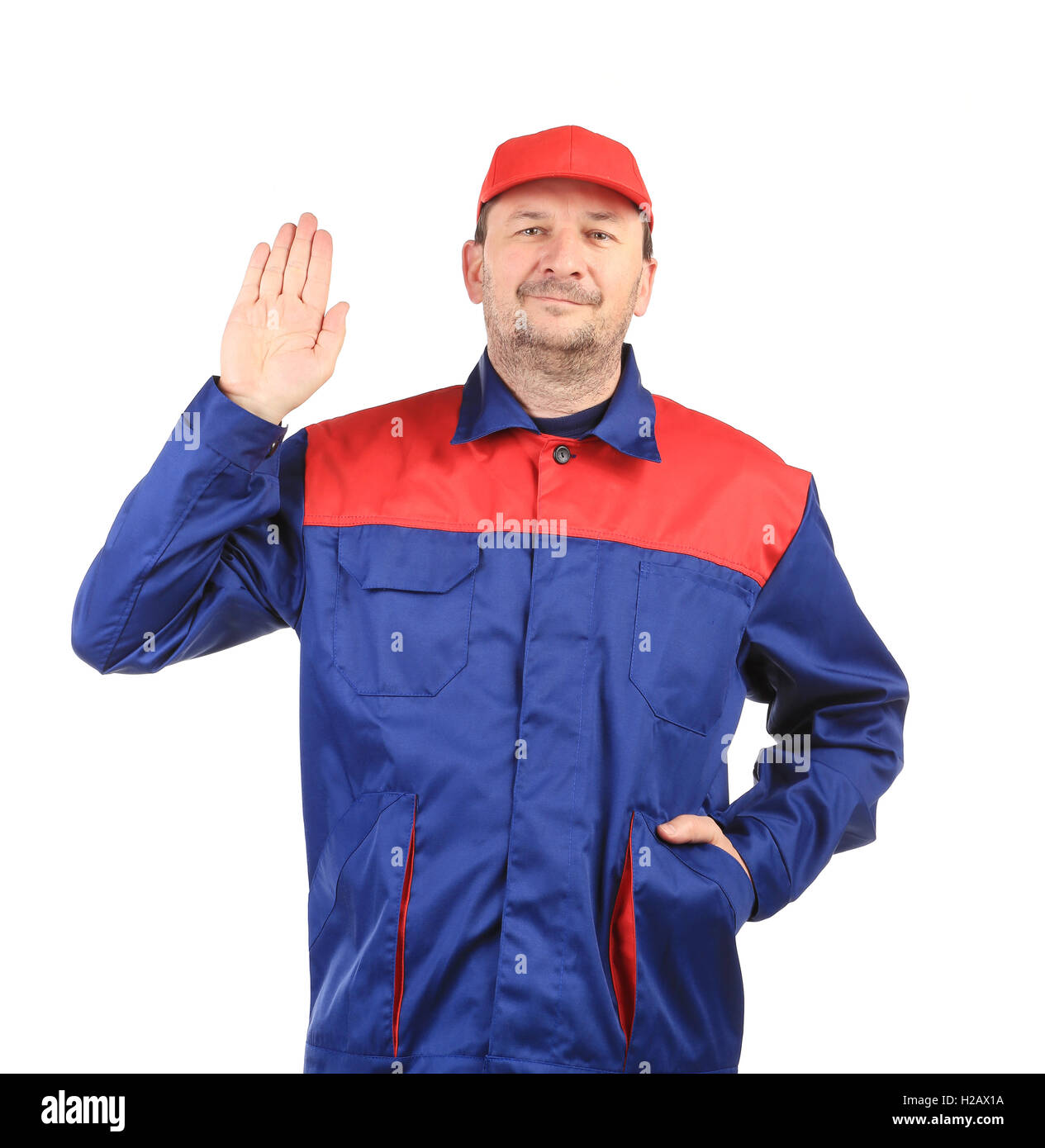 Orange overall overalls uniform hi-res stock photography and images - Alamy