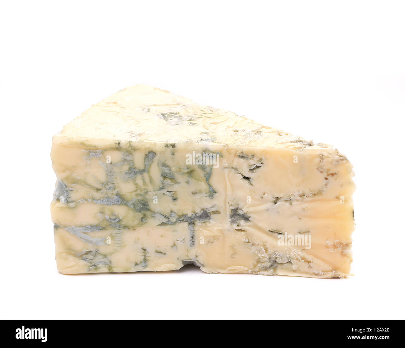 Slice of dor blue cheese Stock Photo - Alamy