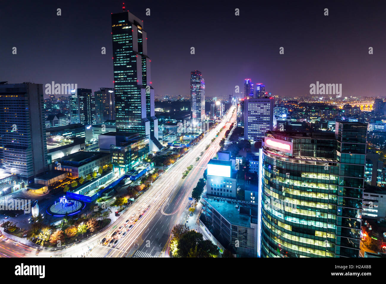 Gangnam district in Seoul Stock Photo - Alamy