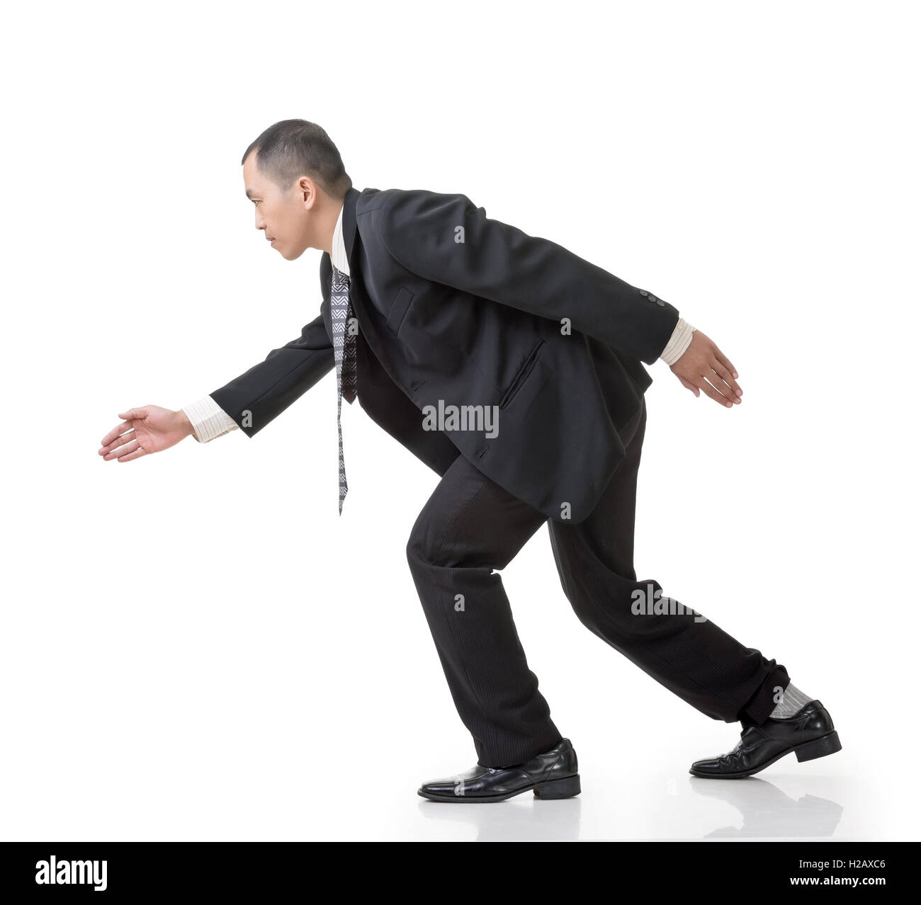 business man running Stock Photo - Alamy