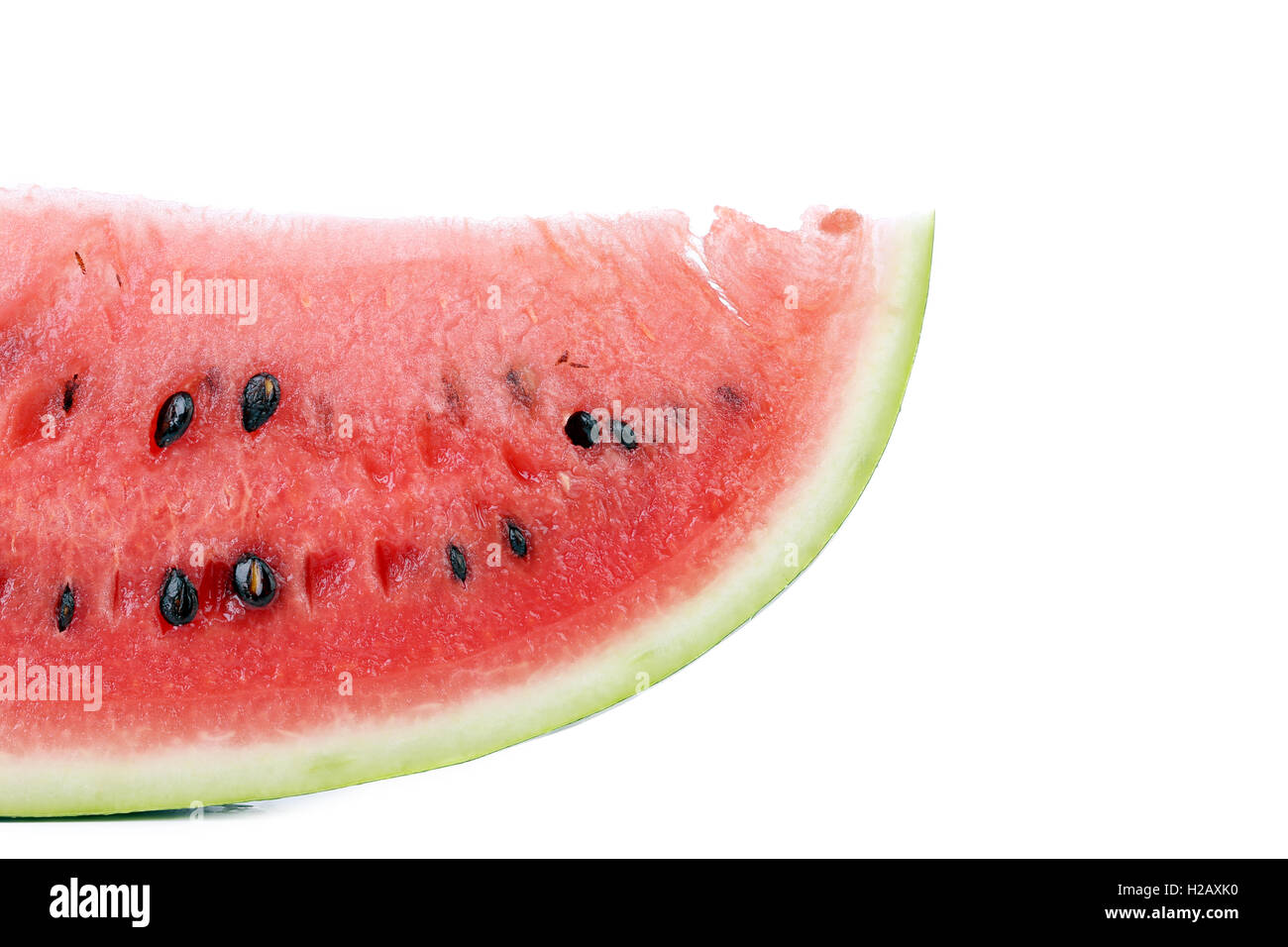 Half of watermelon slice Stock Photo - Alamy