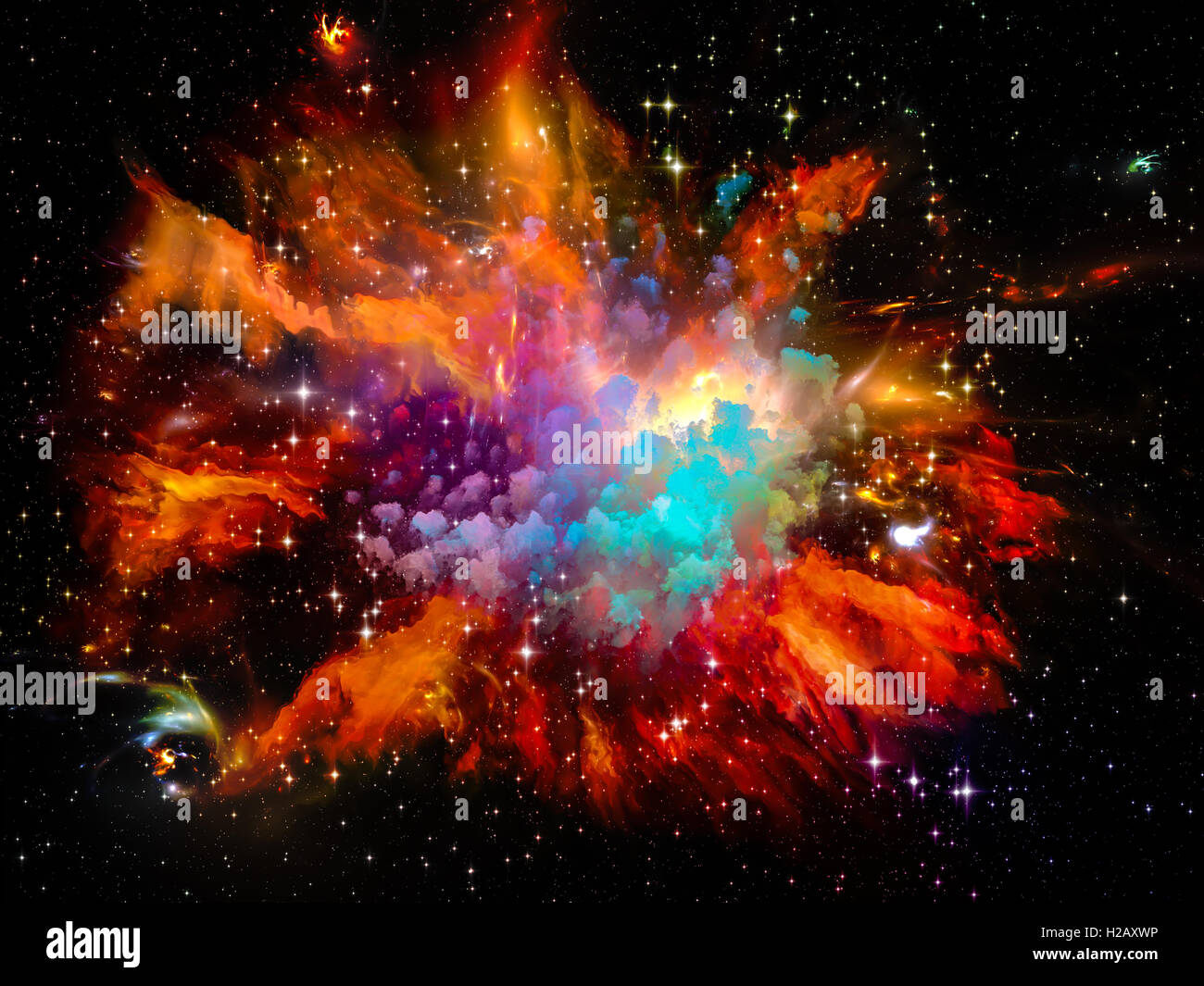 Lights of Universe Stock Photo - Alamy