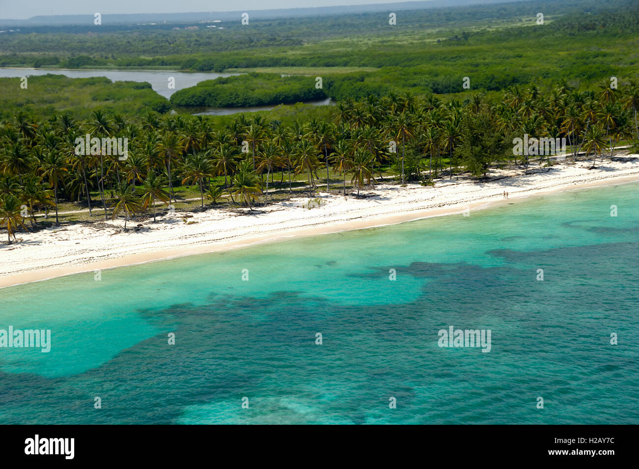 Beach from above Stock Photo - Alamy
