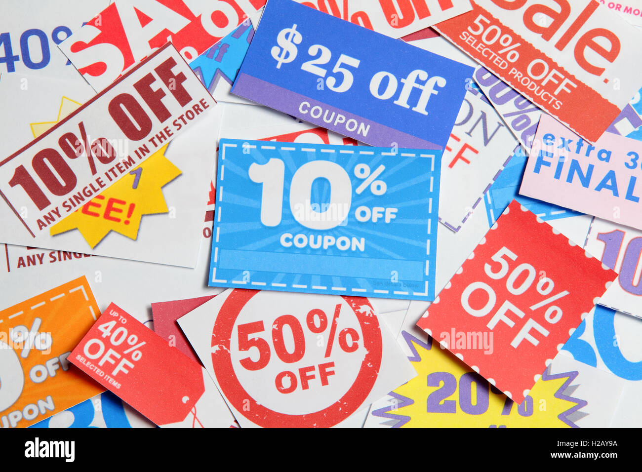 Shopping coupons hi-res stock photography and images - Alamy