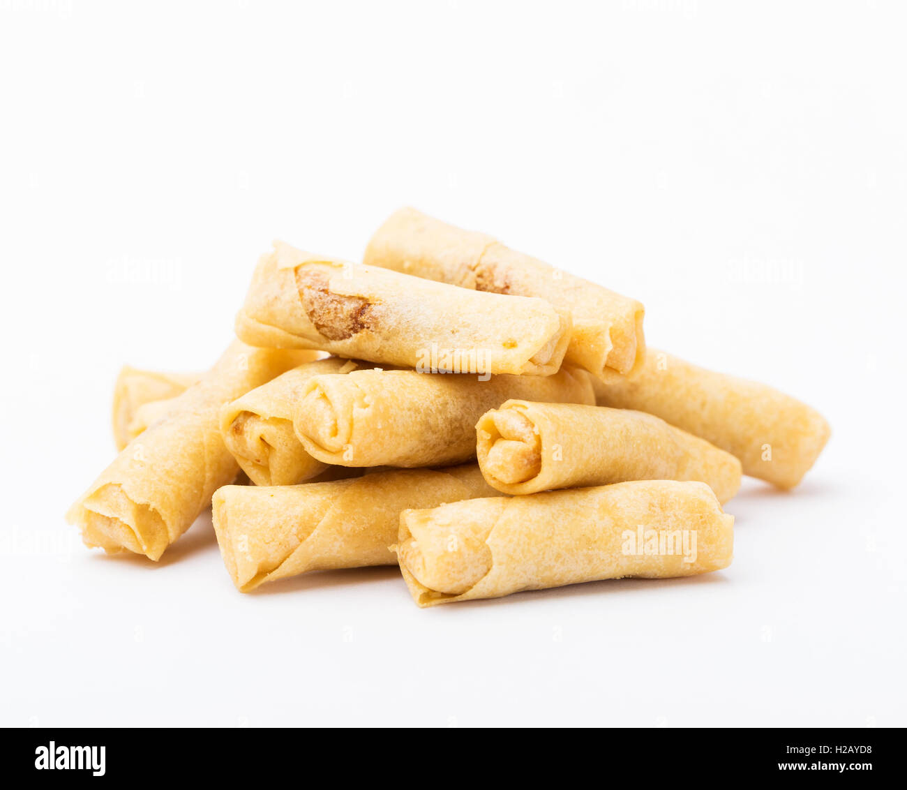 Chinese small spring rolls Stock Photo - Alamy