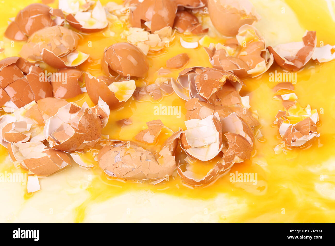 Broken Egg Shells Stock Photo - Alamy