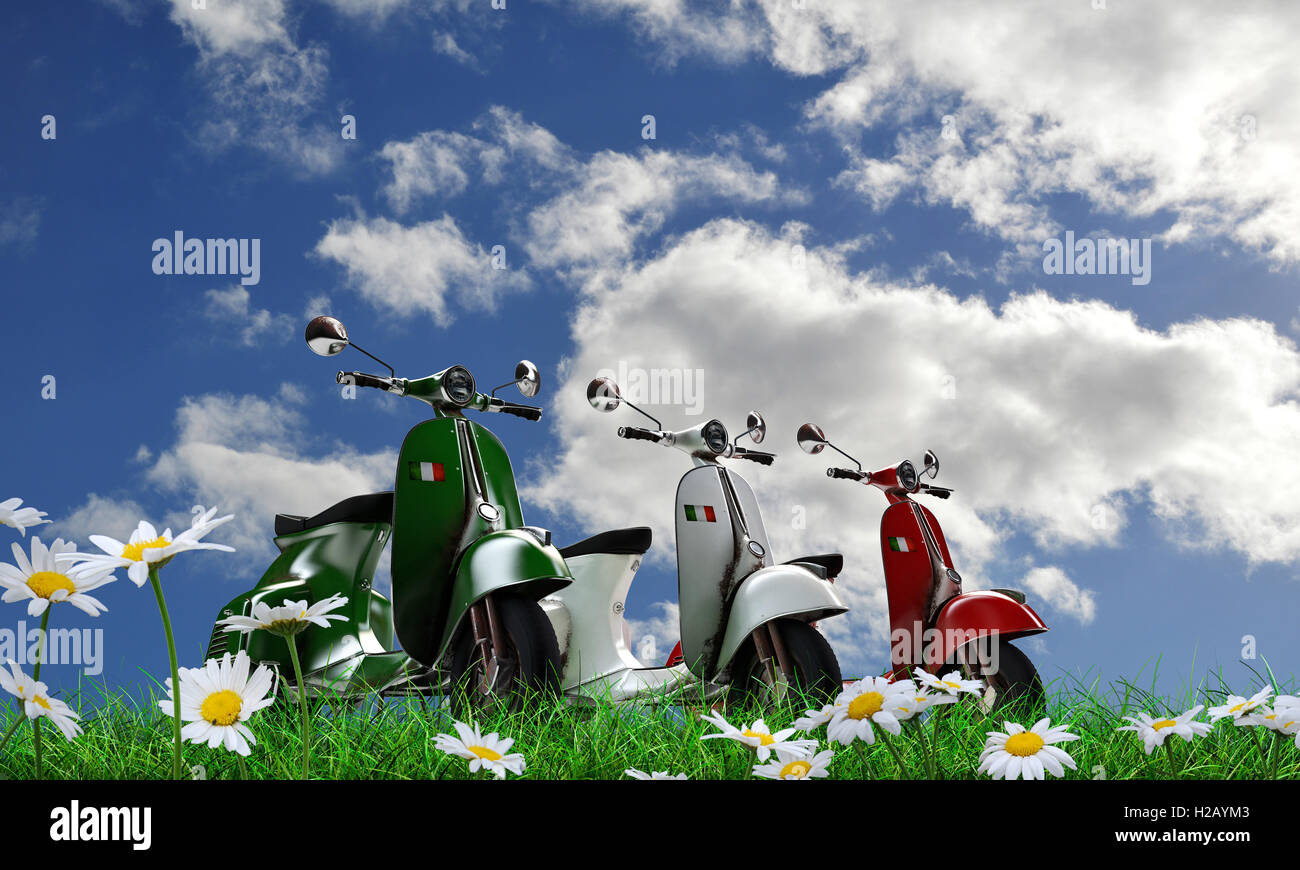 Lambretta motor cycles hi-res stock photography and images - Alamy