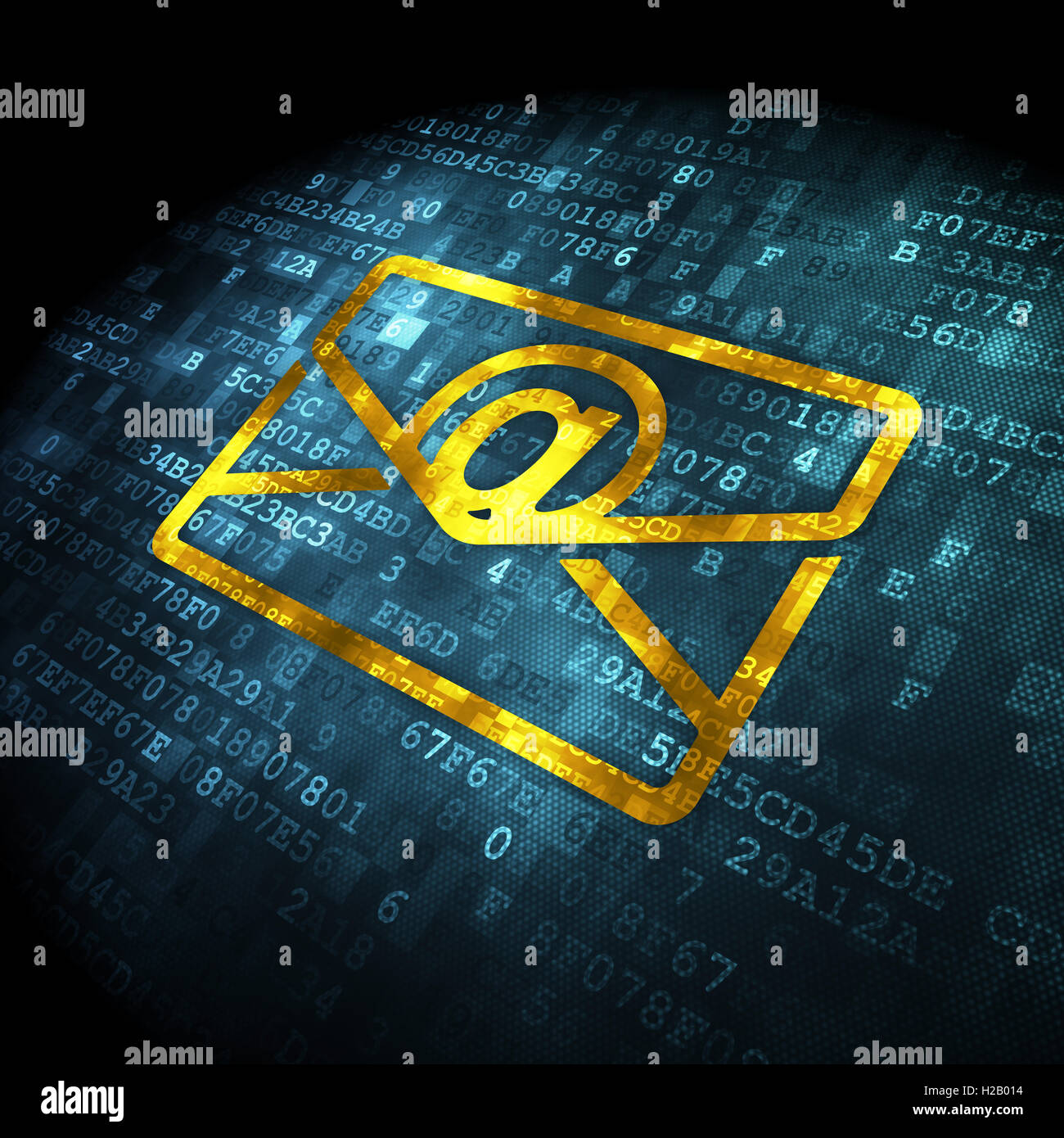Business concept: Email on digital background Stock Photo - Alamy