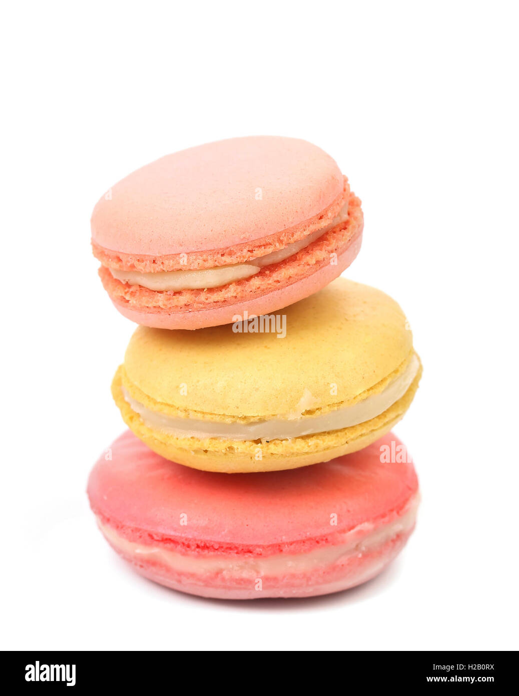 Stack of various macarons Stock Photo - Alamy