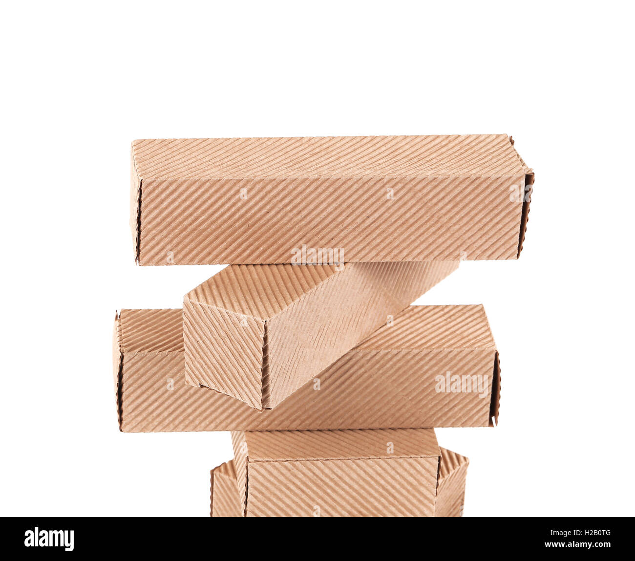 Stack of cardboard boxes Stock Photo - Alamy