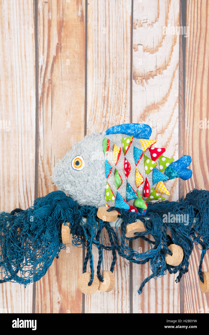 Stuffed funny fish at home Stock Photo - Alamy