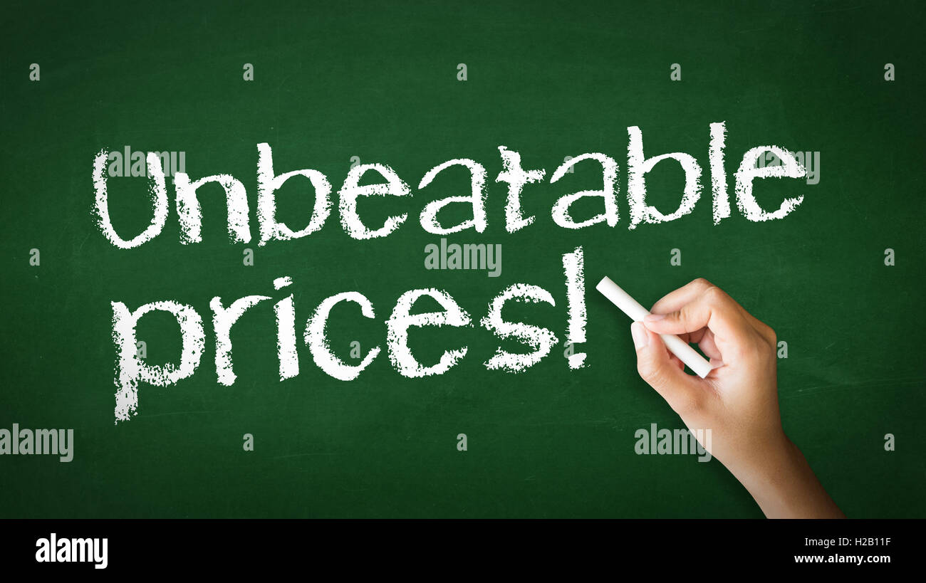 Unbeatable Prices Chalk Illustration Stock Photo - Alamy Unbeatable Prices Chalk Illustration Stock Photo - Alamy