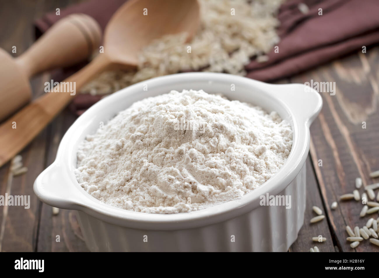 White rice flour hi-res stock photography and images - Alamy