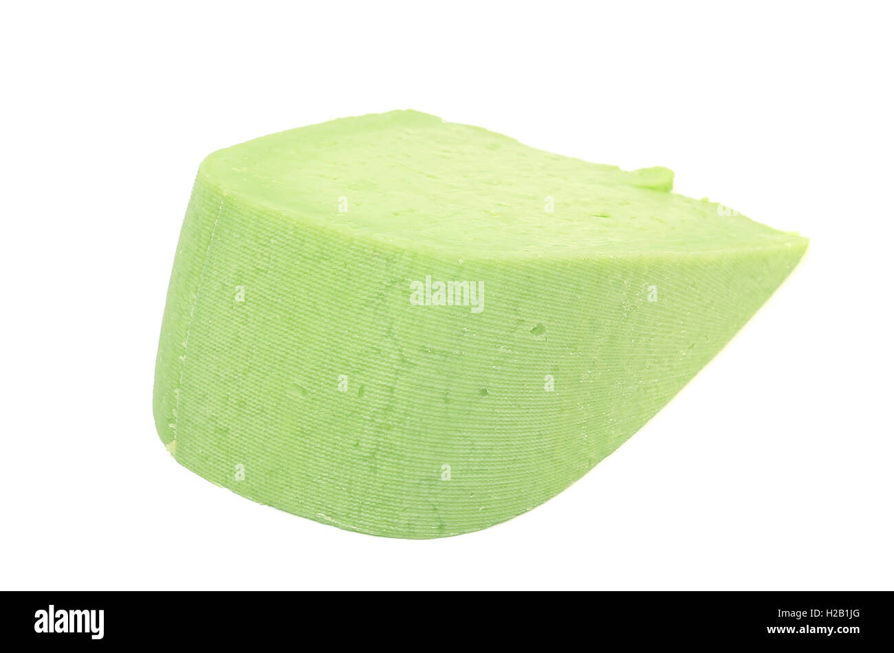 Piece of cheese wasabi. Close up Stock Photo - Alamy