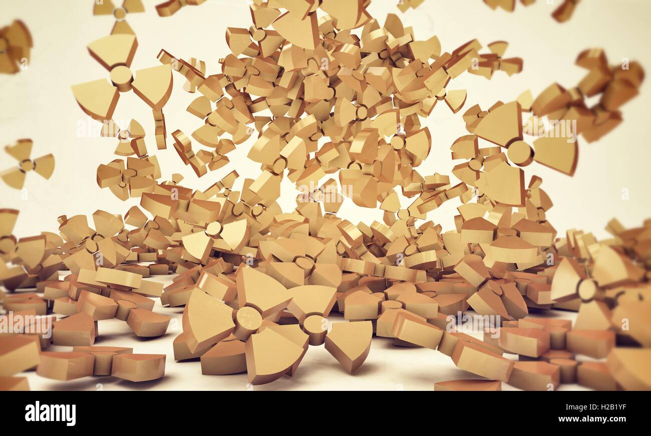 Nuclear warning signs hi-res stock photography and images - Alamy