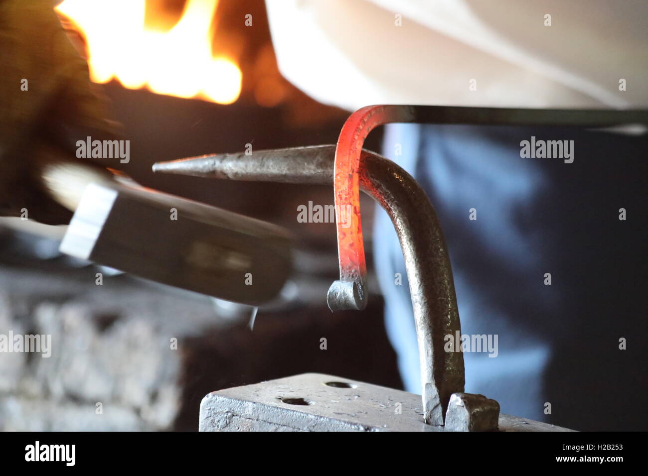 Blacksmith at Naperville - Naper Settlement Museum Stock Photo - Alamy