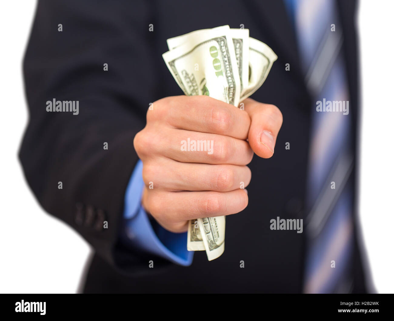 Hand Grabbing Cash
