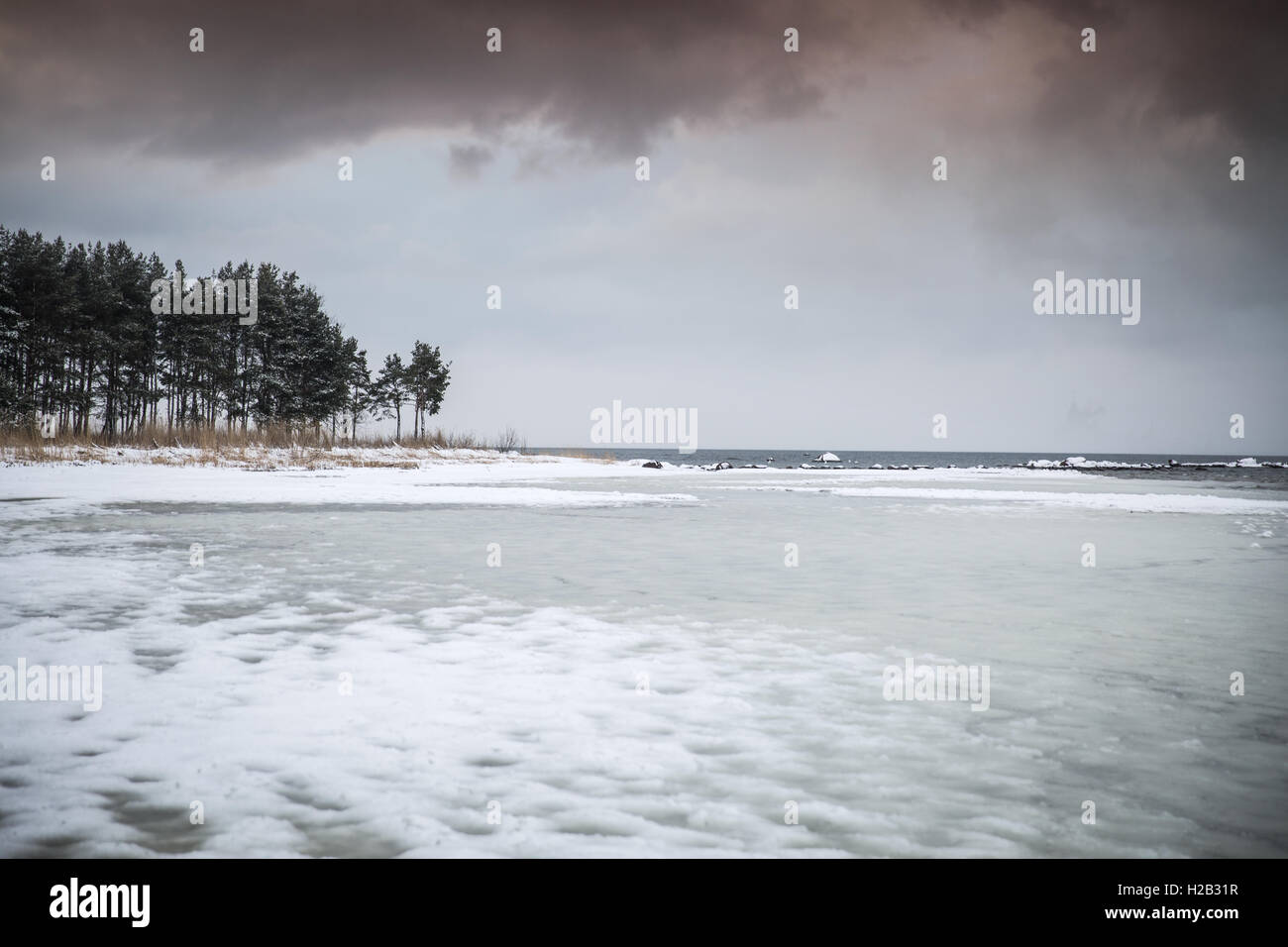 Baltic sea port winter hi-res stock photography and images - Alamy