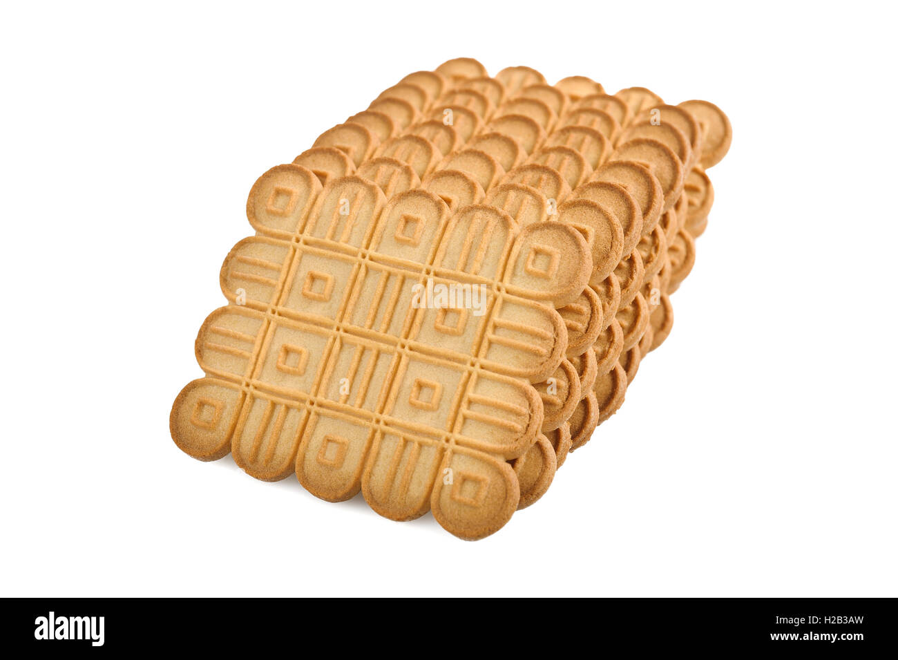 Tea cookies isolated on white Stock Photo - Alamy