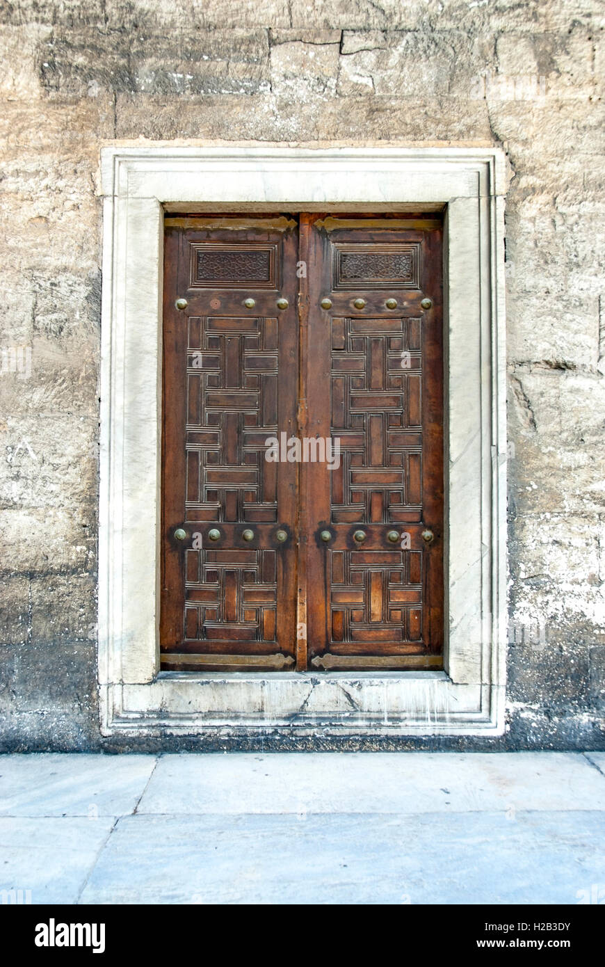 Ornate door frame at Blue Mosque, Istanbul, Turkey Stock Photo - Alamy