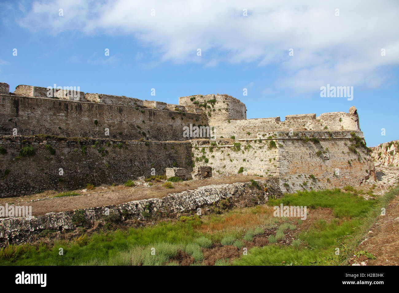 methoni castle greece Stock Photo - Alamy