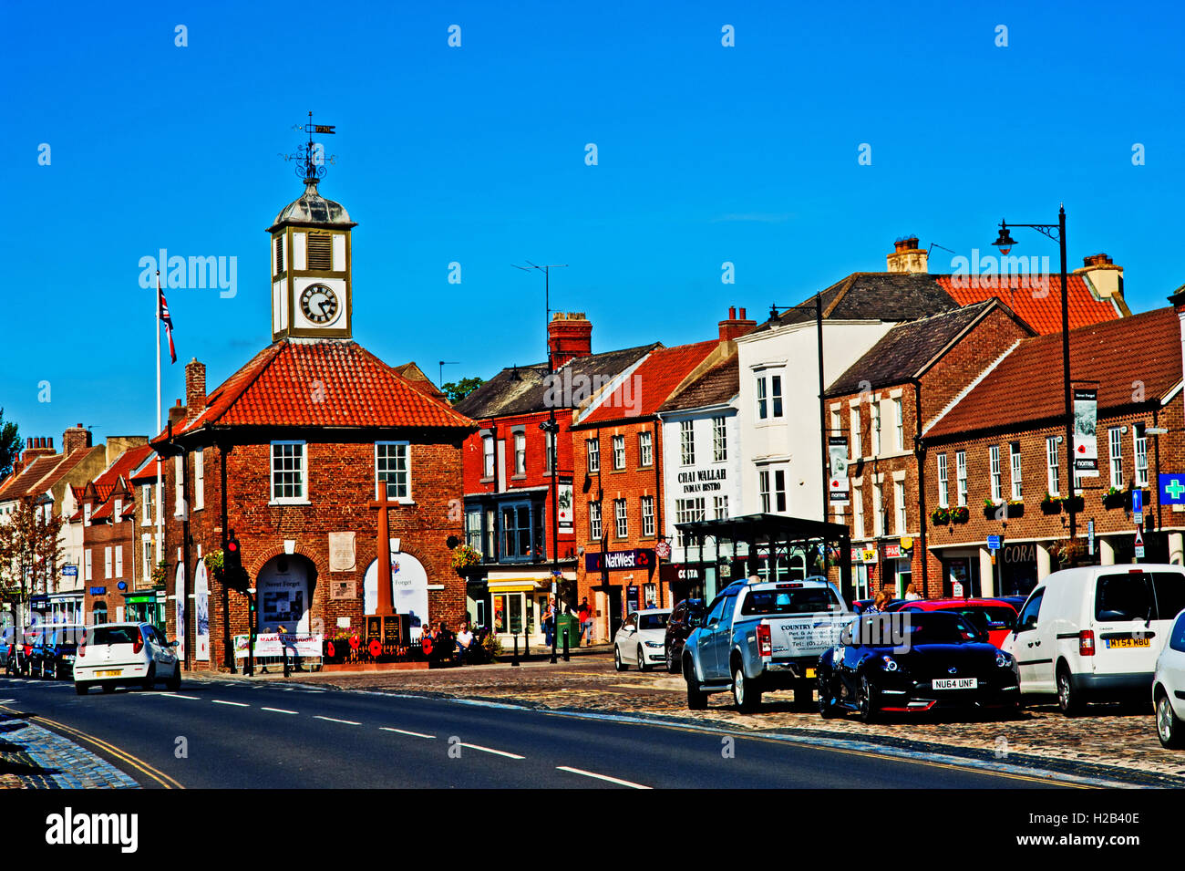 Yarm High Street, Yarm Near Stockton on Tees Stock Photo - Alamy