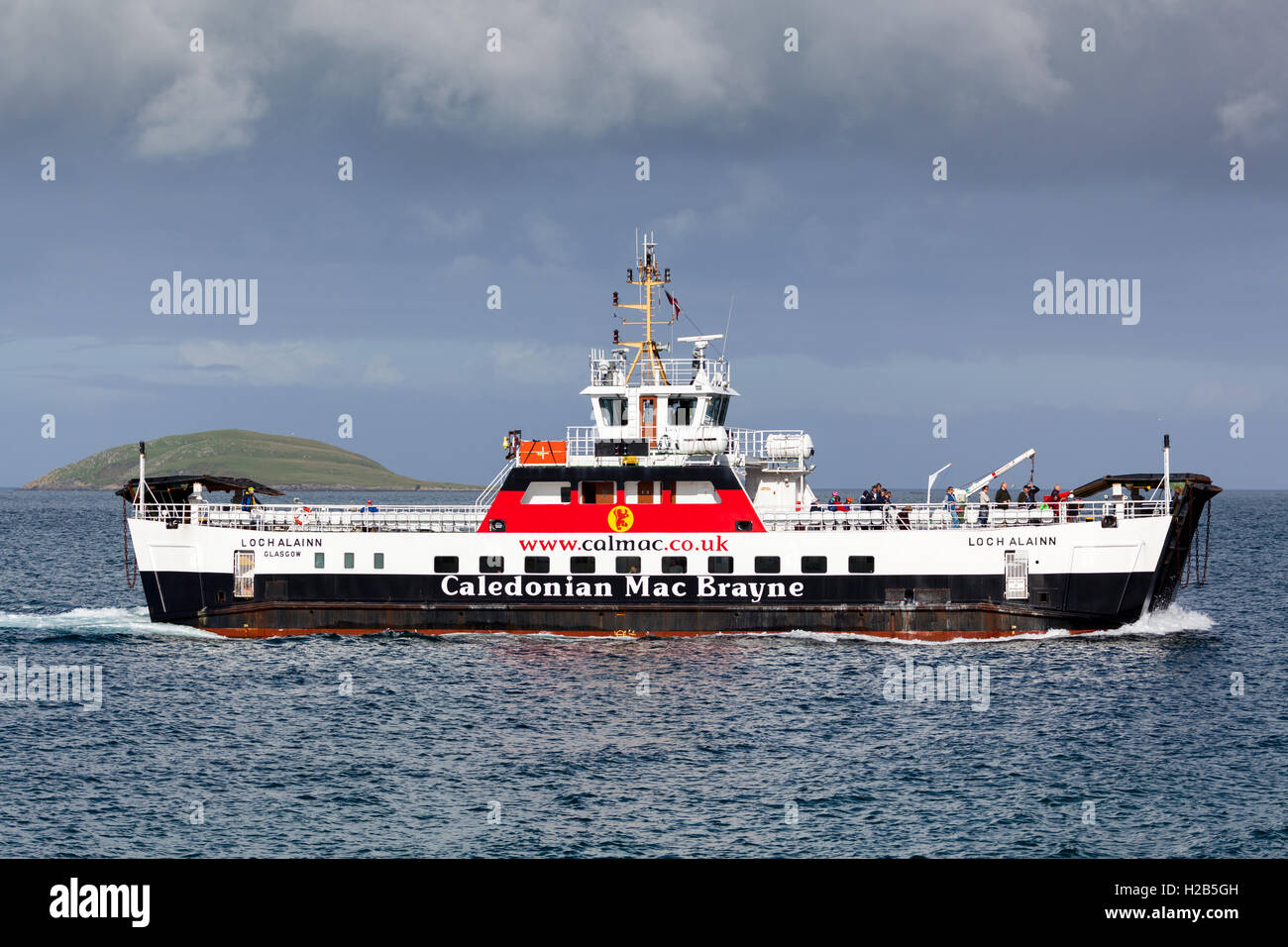 Eriskay, Outer Hebrides, Scotland 'Loch Alainn' CalMac ferry Stock ...
