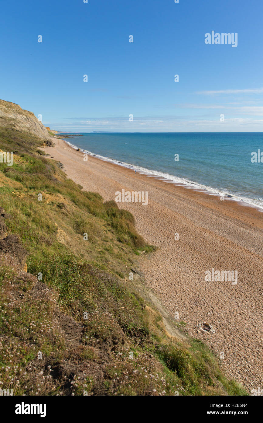 Eype beach Dorset England uk Jurassic coast south of Bridport and near ...