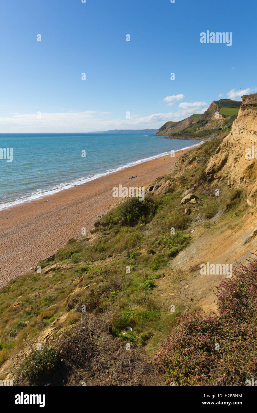 Eype beach Dorset England uk Jurassic coast south of Bridport and near ...