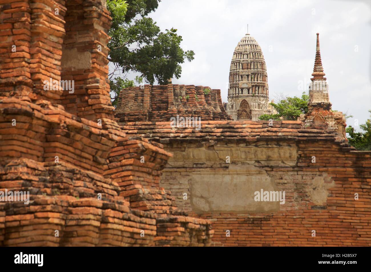The old Siam capital city of Ayuttaya, Thailand Stock Photo - Alamy