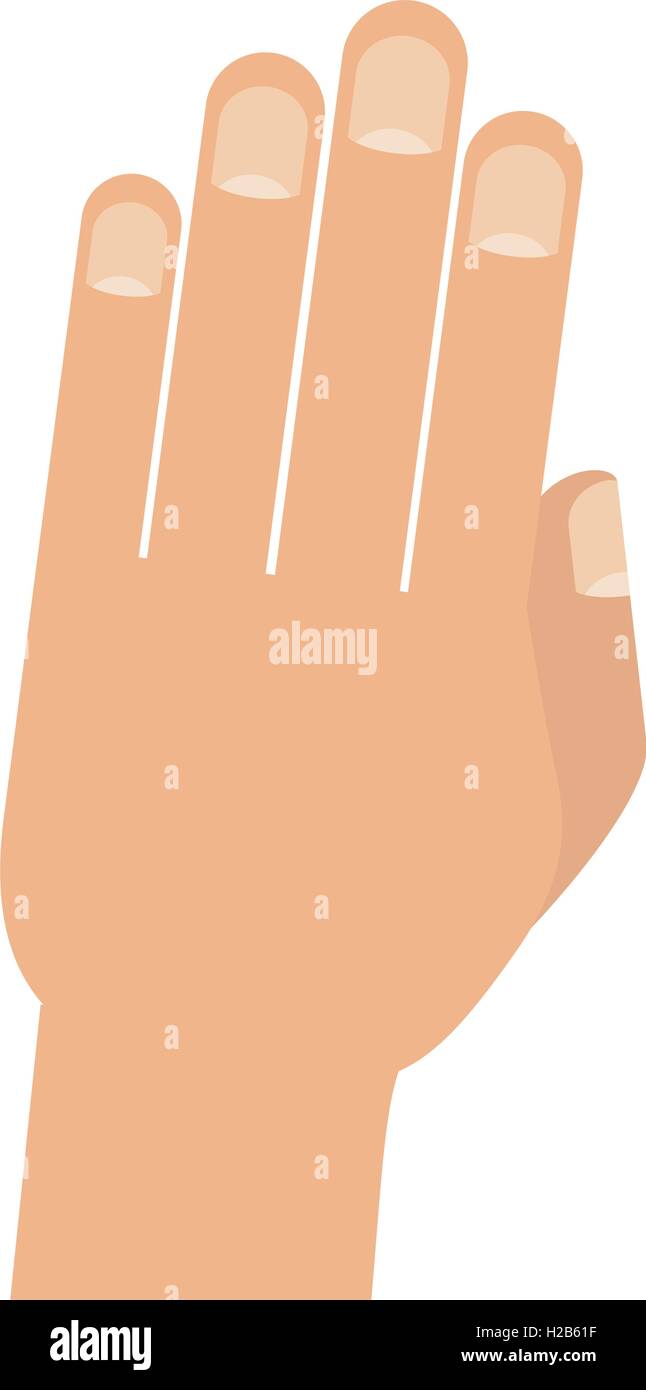 Human palm hand design Stock Vector Image & Art - Alamy