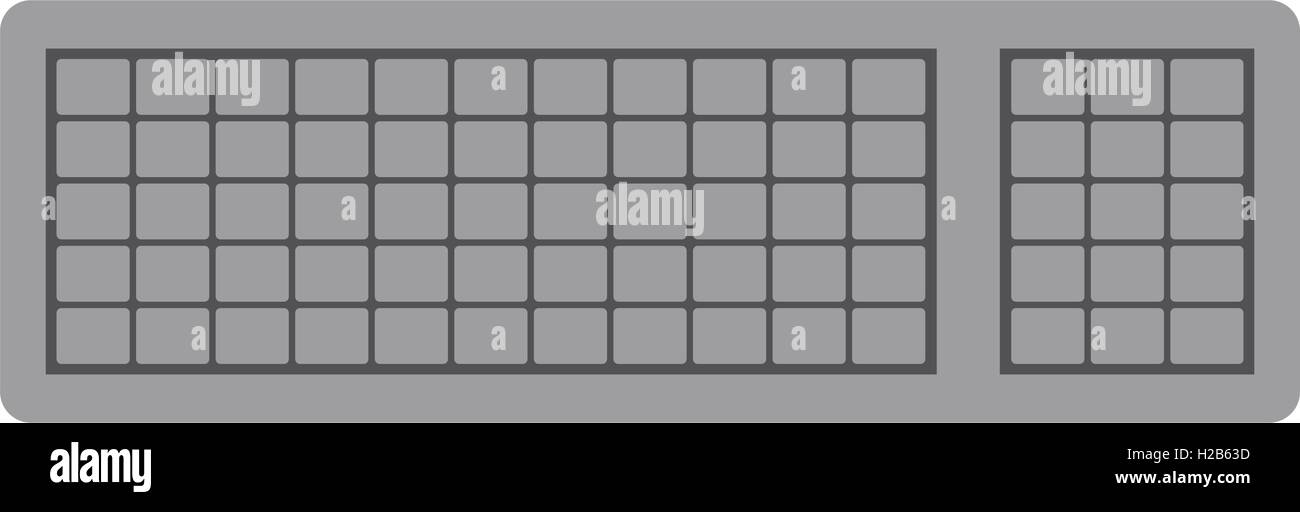 Isolated keyboard device design Stock Vector Image & Art - Alamy