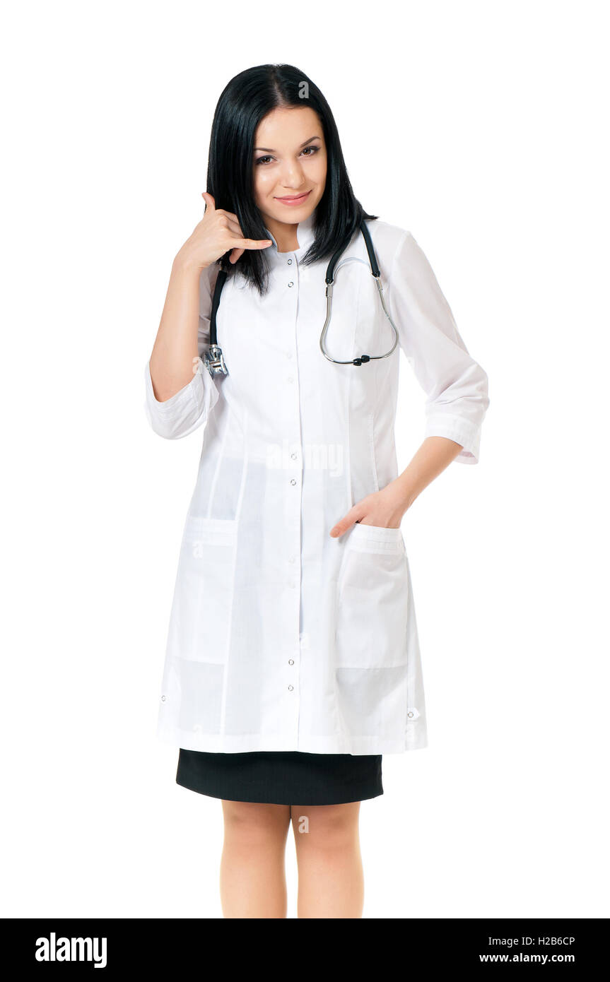 Portrait of female doctor Stock Photo - Alamy