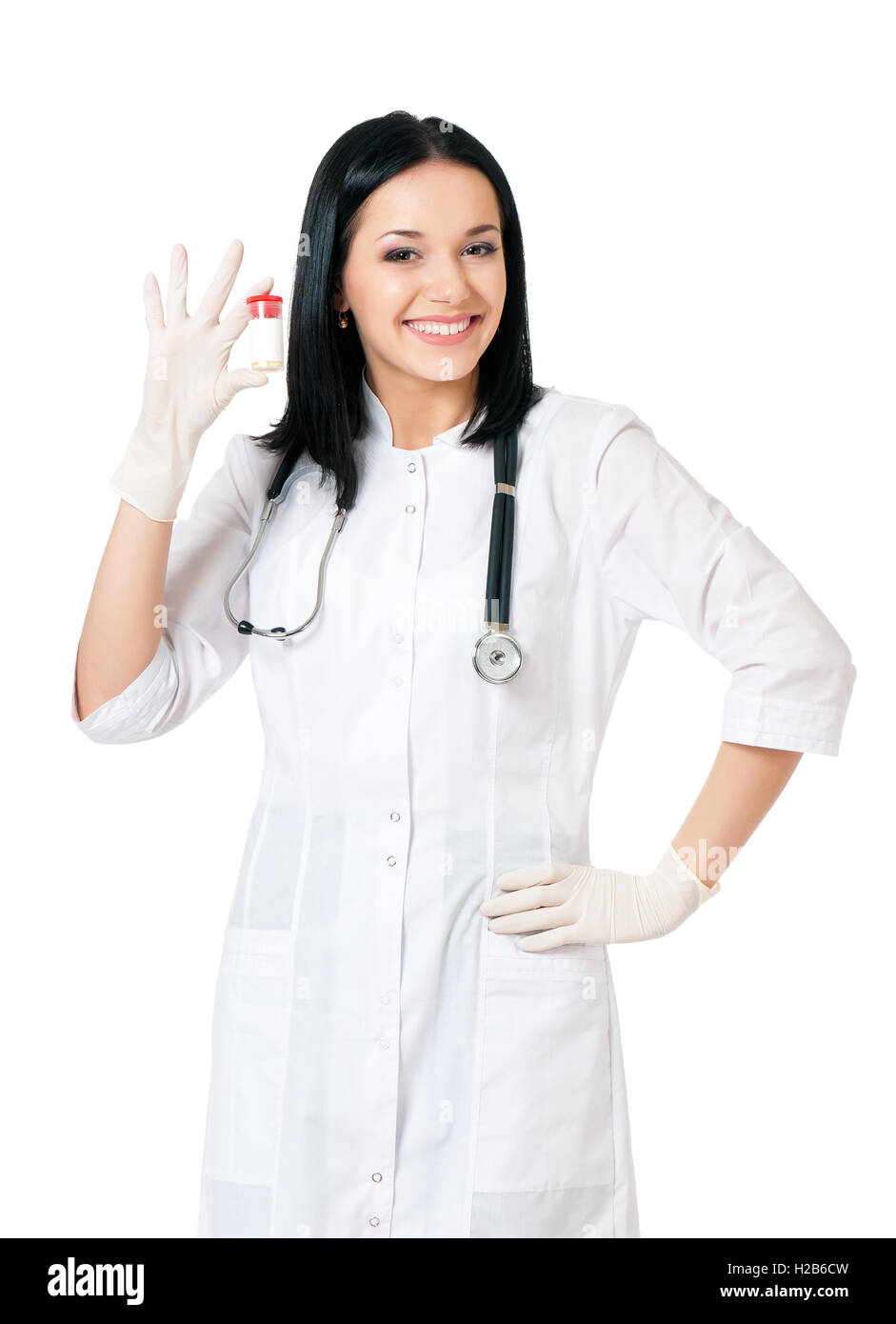 Portrait of female doctor Stock Photo - Alamy