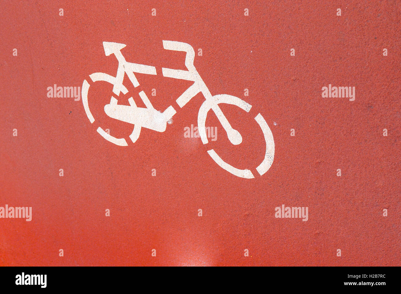 Cycle path sign Stock Photo - Alamy