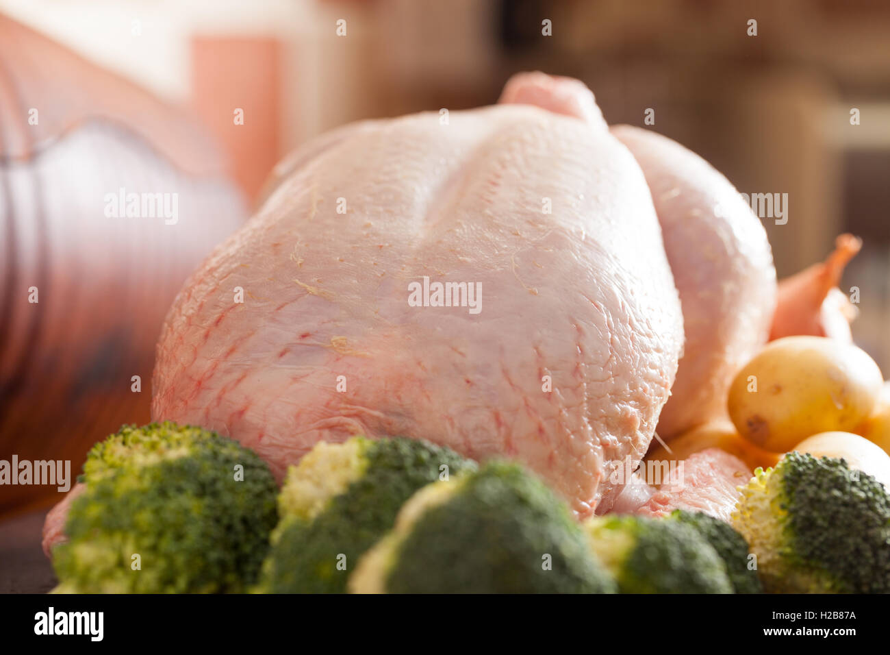 Chicken ready cook in clay hi-res stock photography and images - Alamy