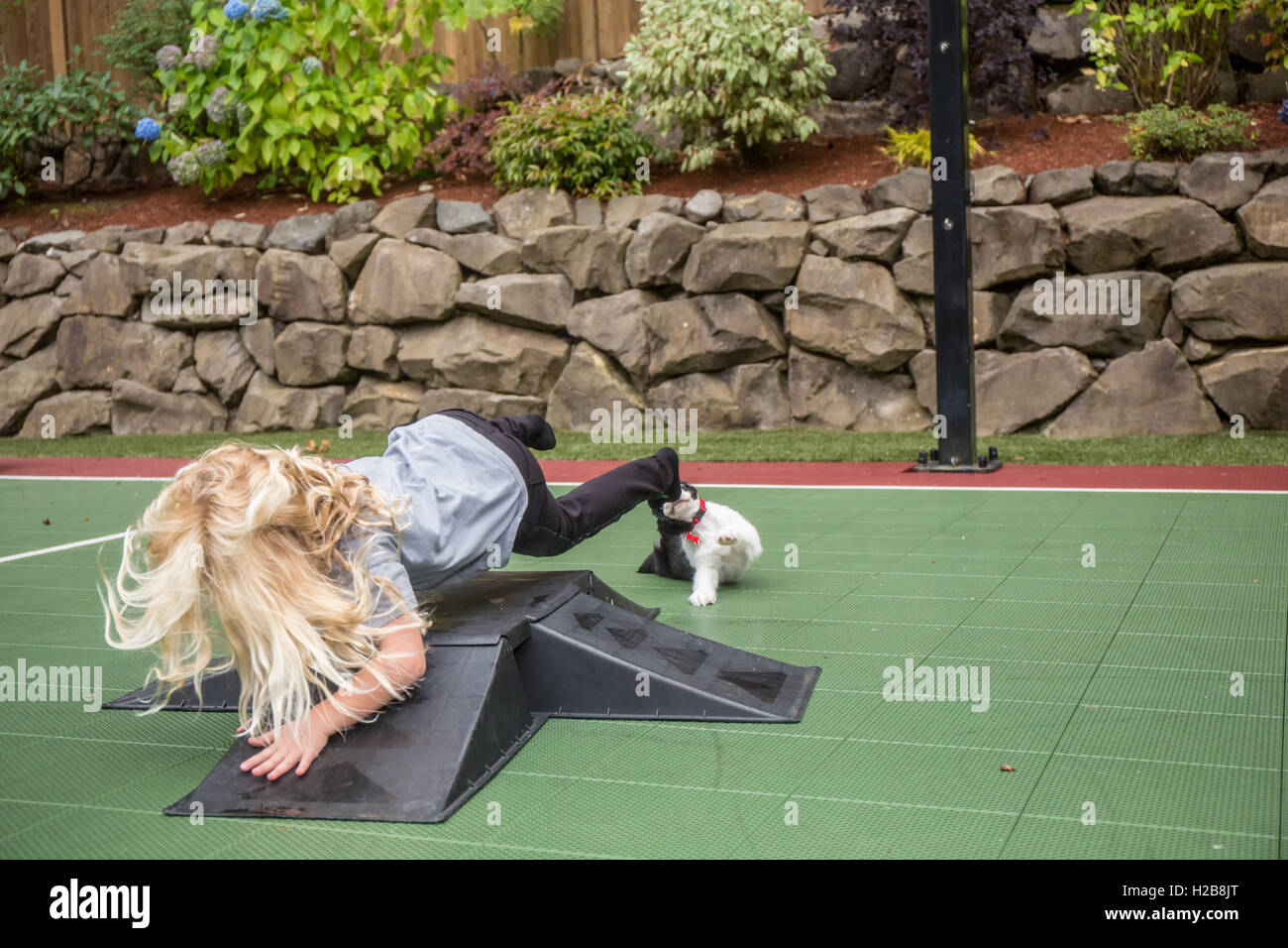 Woman Tripping And Falling