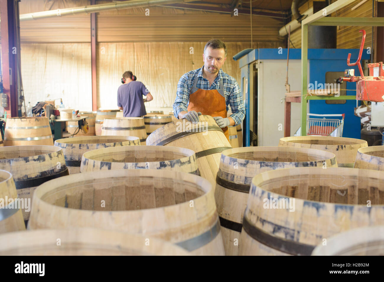 collection of barrels Stock Photo - Alamy